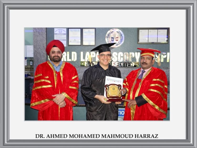 Album of Robotic Surgeon taken training at World Laproscopy Hospital