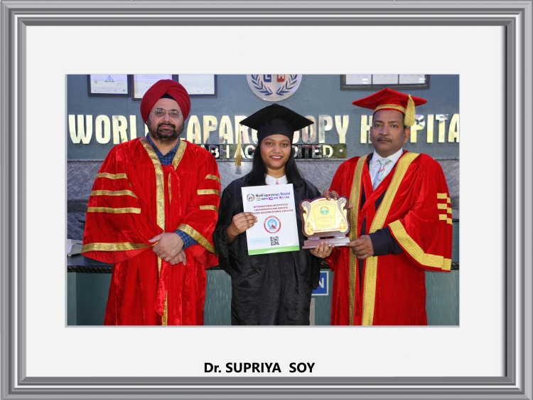 Album of Robotic Surgeon taken training at World Laproscopy Hospital