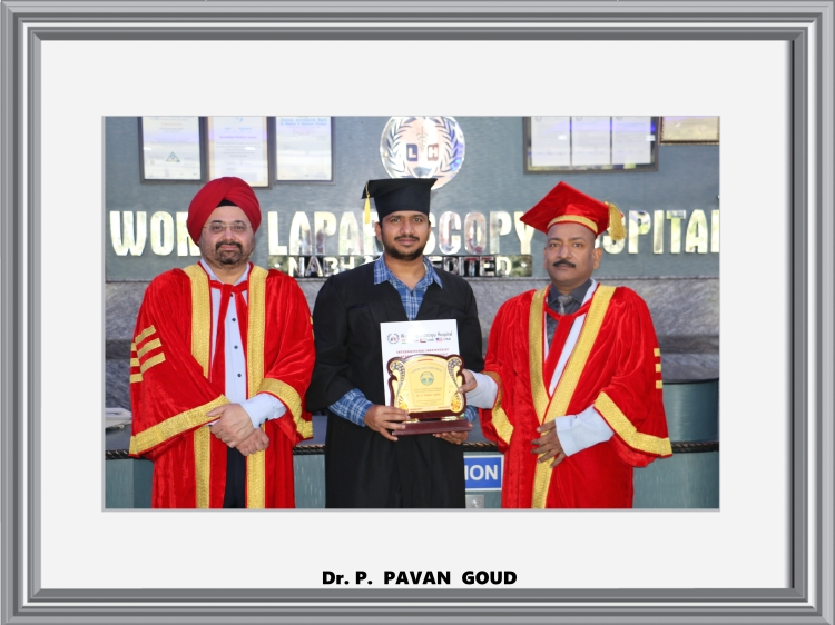 Album of Robotic Surgeon taken training at World Laproscopy Hospital